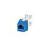 Panduit NetKey Cat6 Punchdown Jack Module - Blue